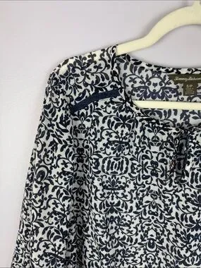 Tommy Bahama | Tops | Tommy Bahama Oversized Floral Damask Border Print ...